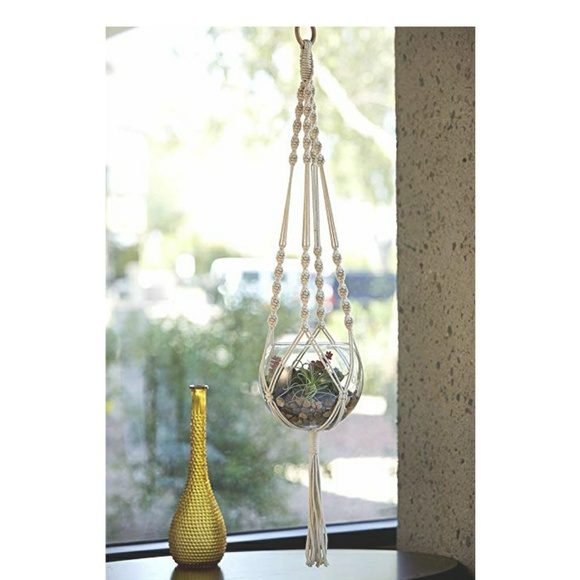 Accents | Macrame Plant Hangers Hanging Basket Hanging Pla | Poshmark